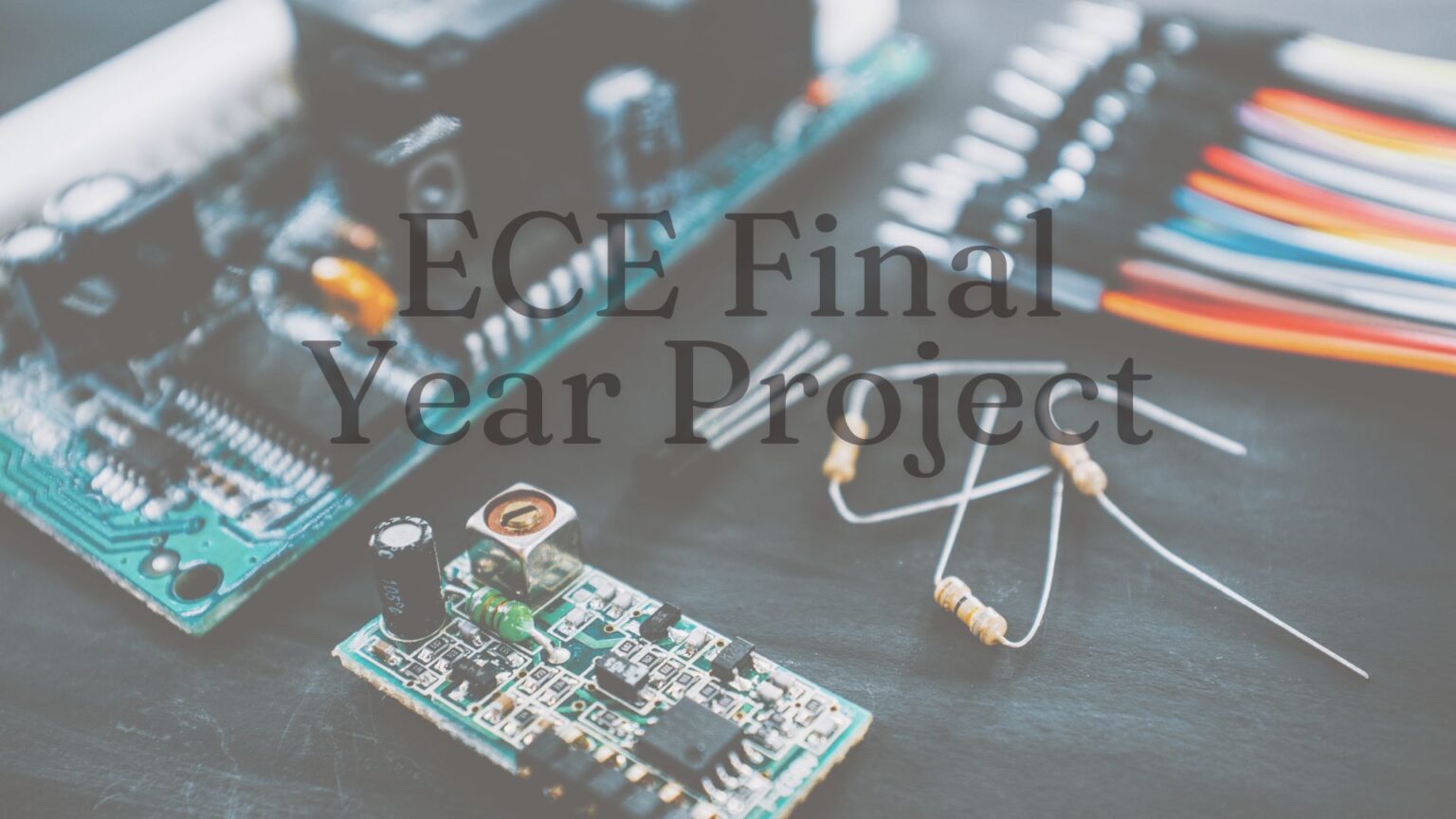 ECE Final Year Project Ideas 2024 | Research Article Writing